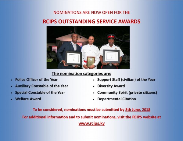 RCIPS OUTSTANDING SERVICES AWARDS - Royal Cayman Islands Police Service